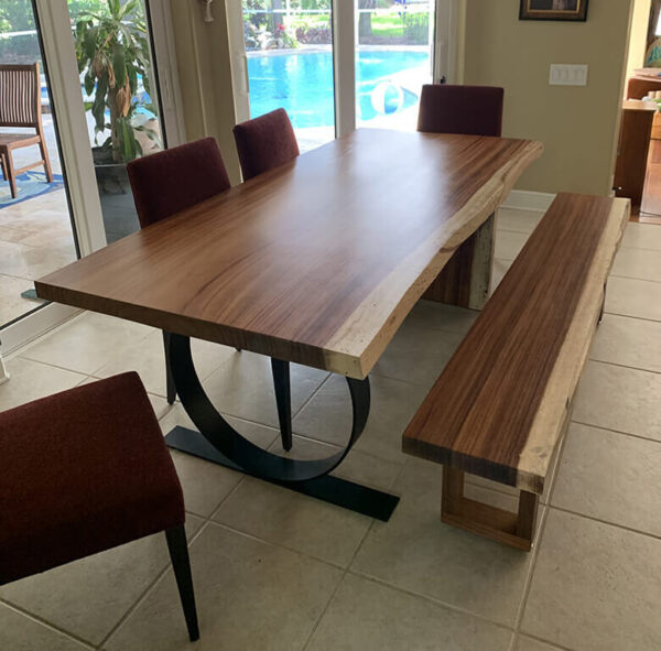 Dining Tables Manufacturer In Tampa Bay, Custom Live Edge Tables